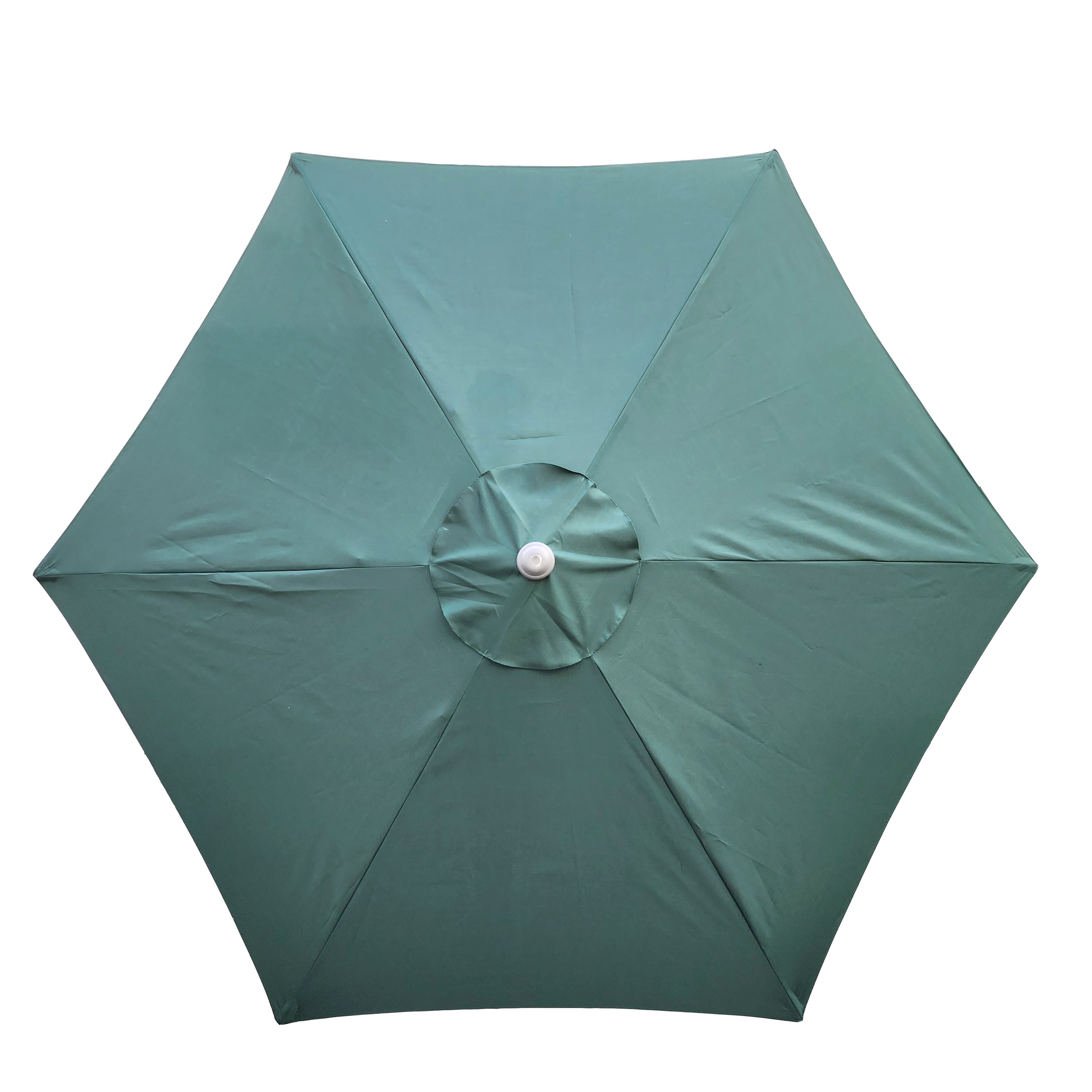 Replacement Garden Parasol Canopy Cover Premium Fabric 2.7m 6 Rib ...